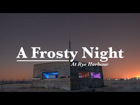 A Frosty Night, At Rye Harbour.