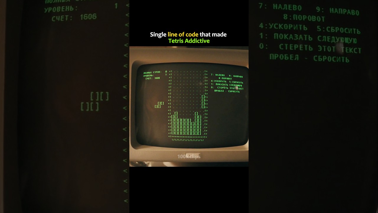 How single line of code made Tetris most addictive game #tetris #shorts