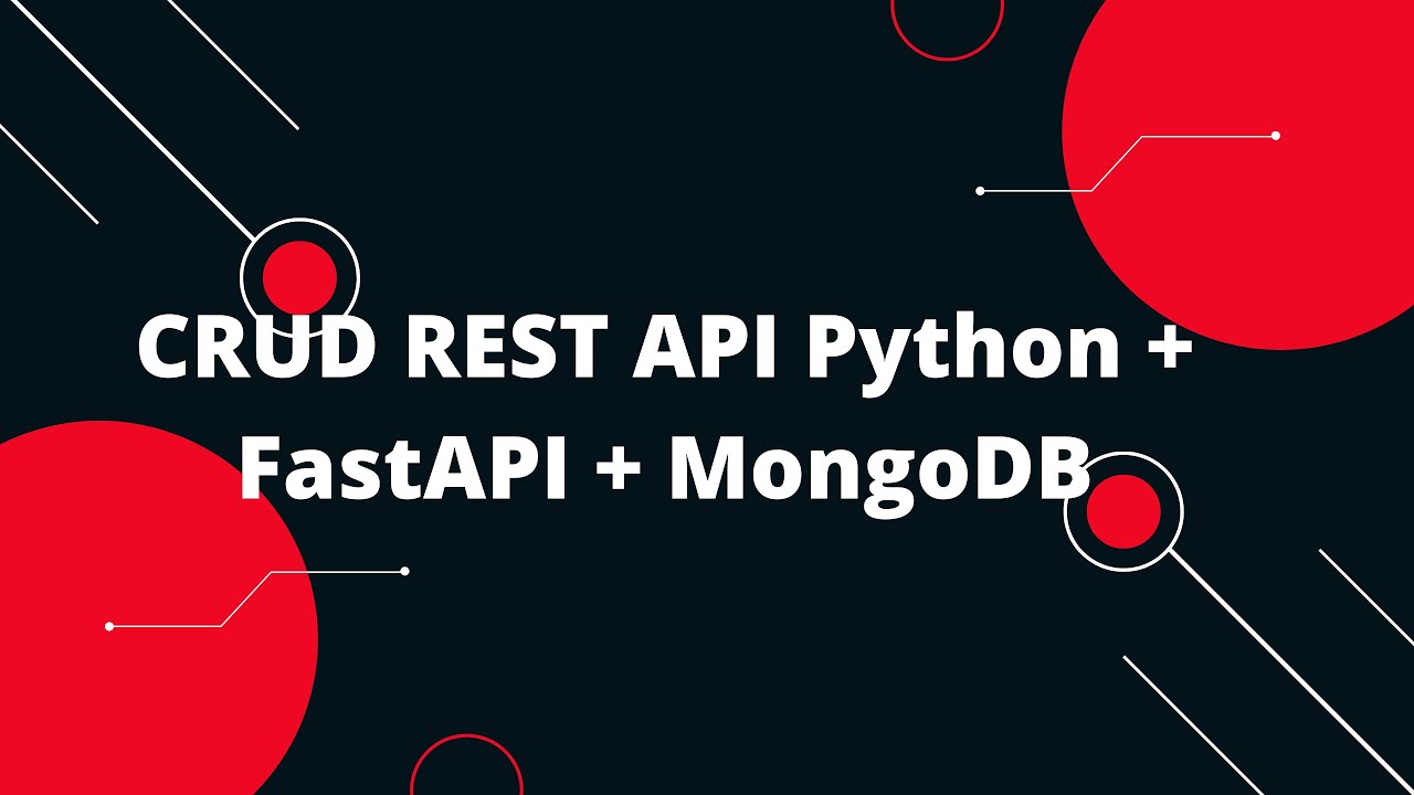 Python FastAPI Tutorial #24 CRUD REST API Python + FastAPI + MongoDB