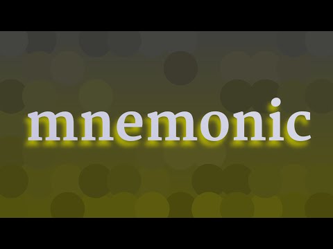 MNEMONIC pronunciation • How to pronounce MNEMONIC