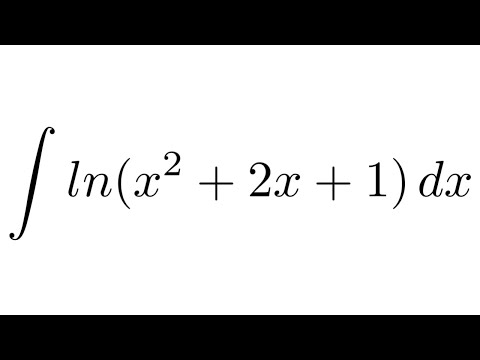 Integral of ln(x^2+2x+1) - Integrals ForYou