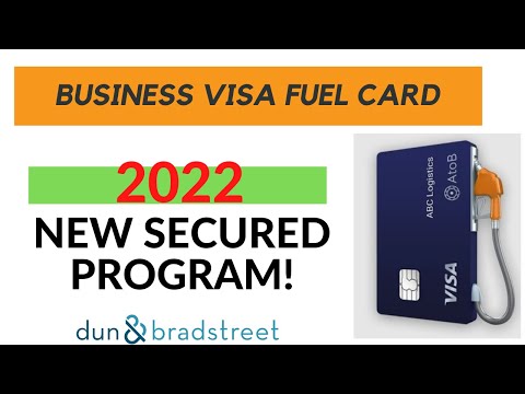 BUSINESS VISA FUEL CARD! NEW SECURED PROGRAM!