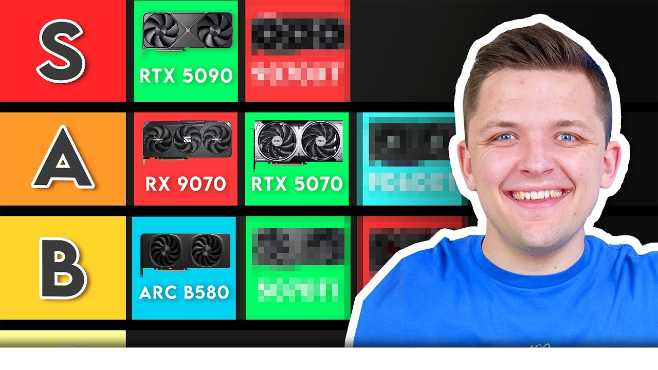 The ULTIMATE Graphics Card Tier List 2025! 👀 [Ranking NVIDIA, AMD & Intel GPUs...]