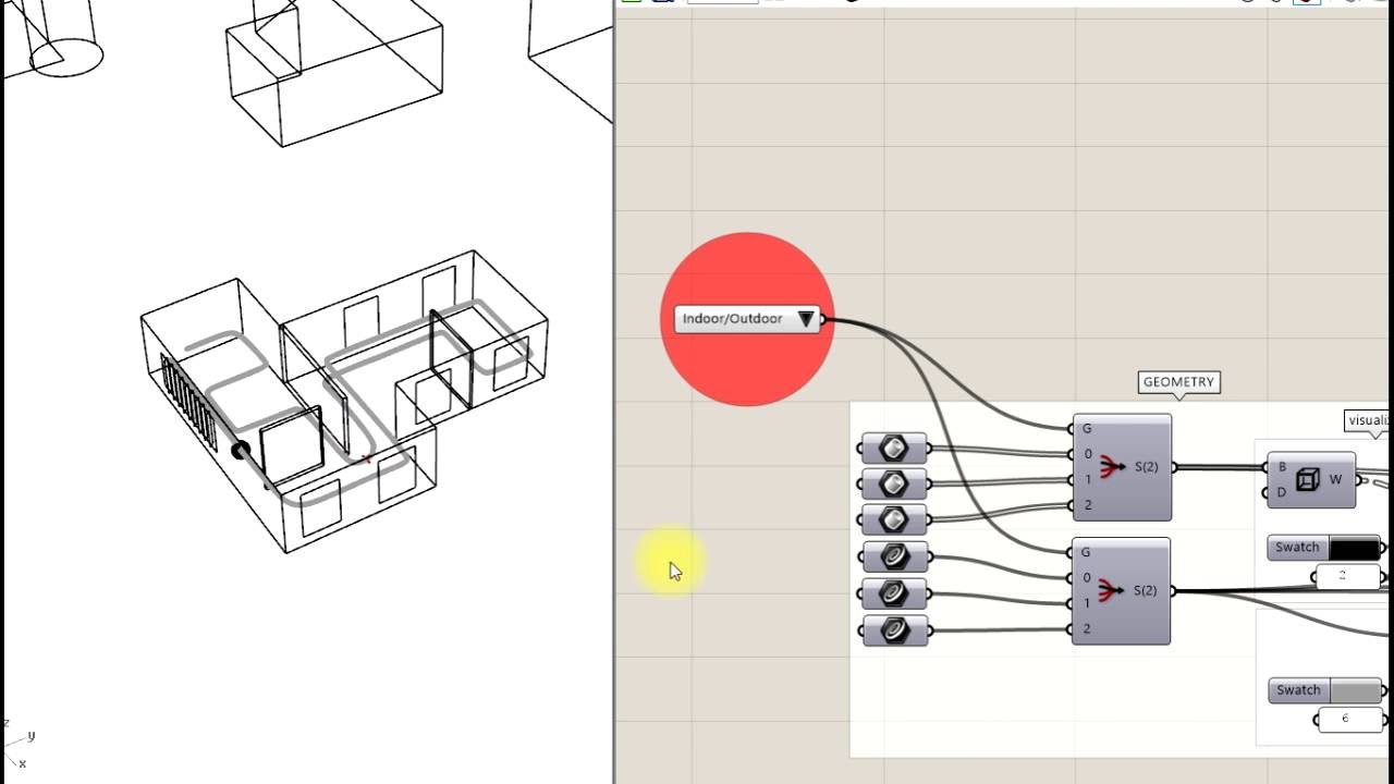2D isovist along a path - GH