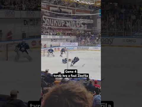 FAUL 5min + dokonce utkání ❌ #extraliga #hokej #pardubice #brno #kometa #playoffs #faul