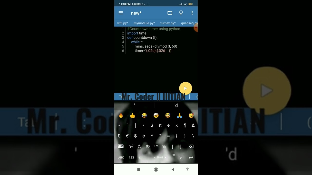 Countdown Timer using Python