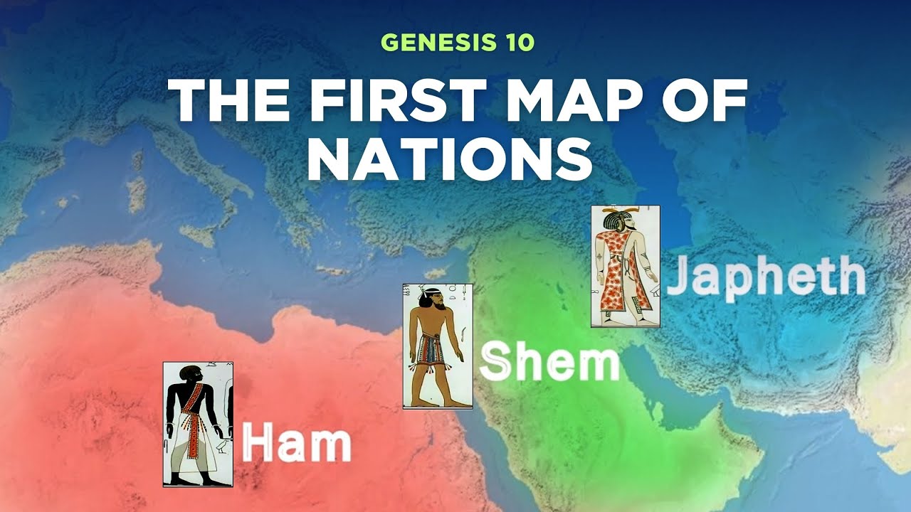 Noah's Three Sons: The First Map of Nations