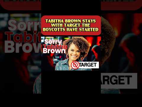 Tabitha Brown stays with TargetThe boycotts commenced #tabithabrown #Target #boycott #backstory