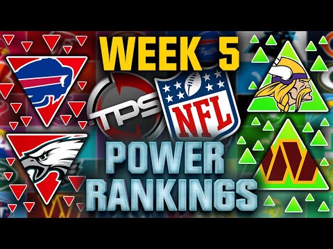 2024 NFL Power Rankings! Week 5 Edition!