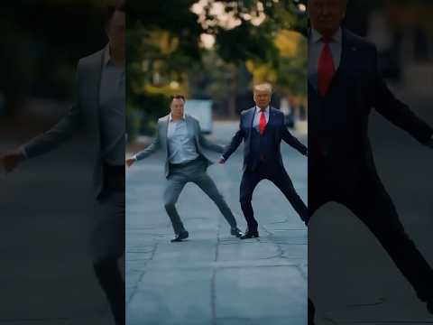 Musk and Trump Stayin’ Alive Dance!