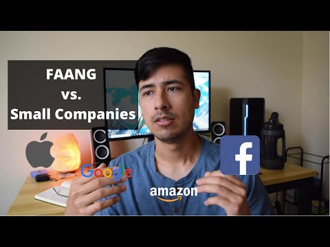 What is it like working in FAANG vs. small companies?