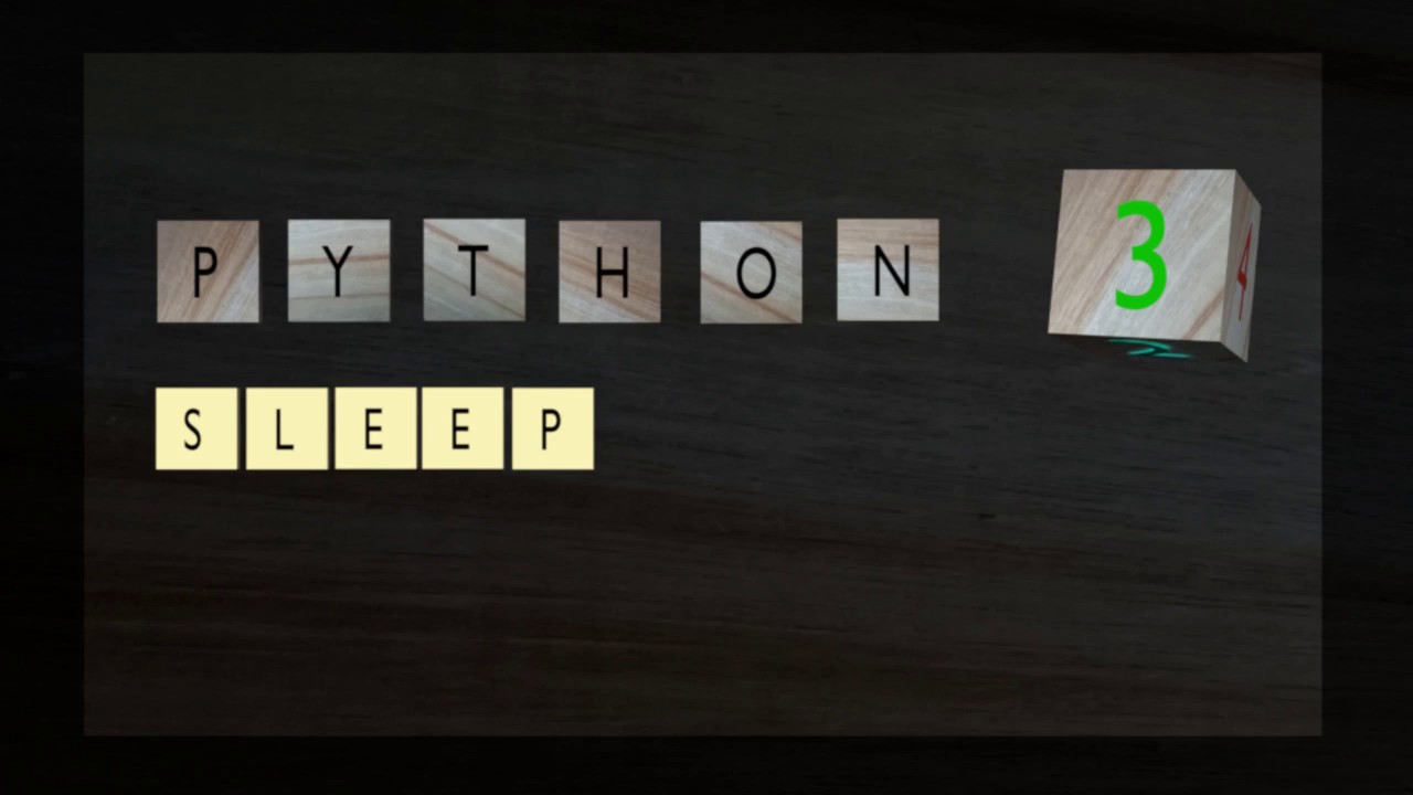 python 3 sleep