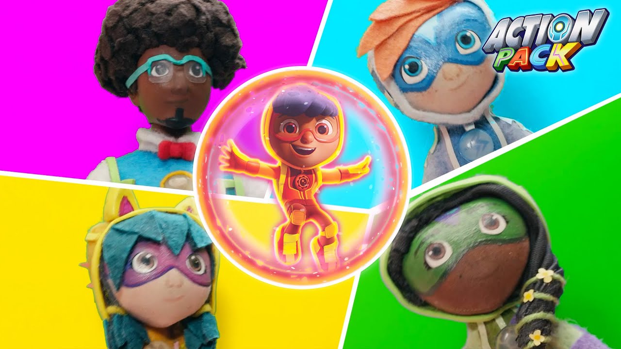 Action Pack Toys Bring Superhero Fun! 🦸🎵 |  NEW! | Action Pack | Adventure Cartoon for Kids