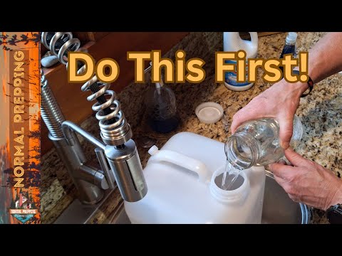 How to Prepare your Container for Long Term Water Storage!