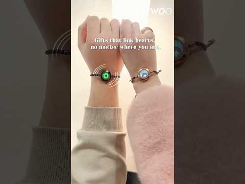 Stay Emotionally Connected, Anytime, Anywhere — Long-Distance Touch Bracelets for Couples💕#shorts