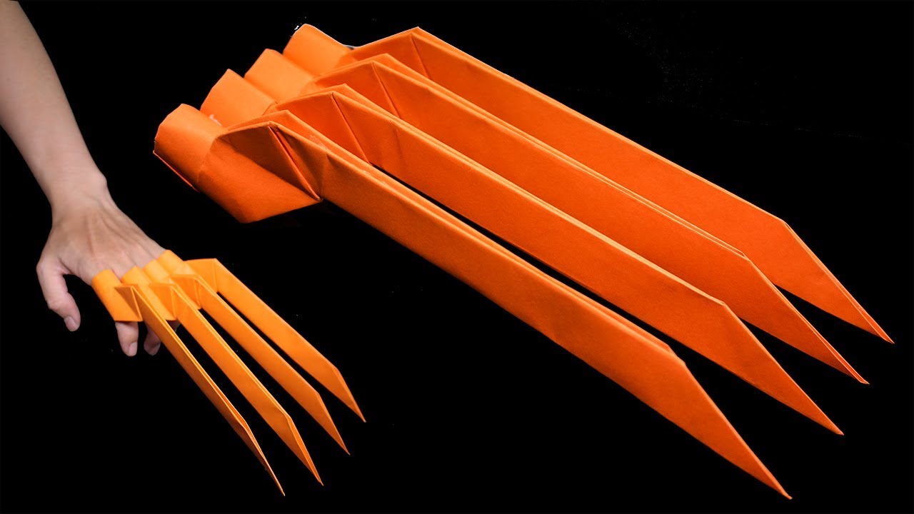 Easy #origami wolverine #claw - design by torself