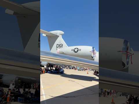 United States Air Force EA-37B Compass Call debuting at the 2025 Davis-Monthan AFB Air Show!