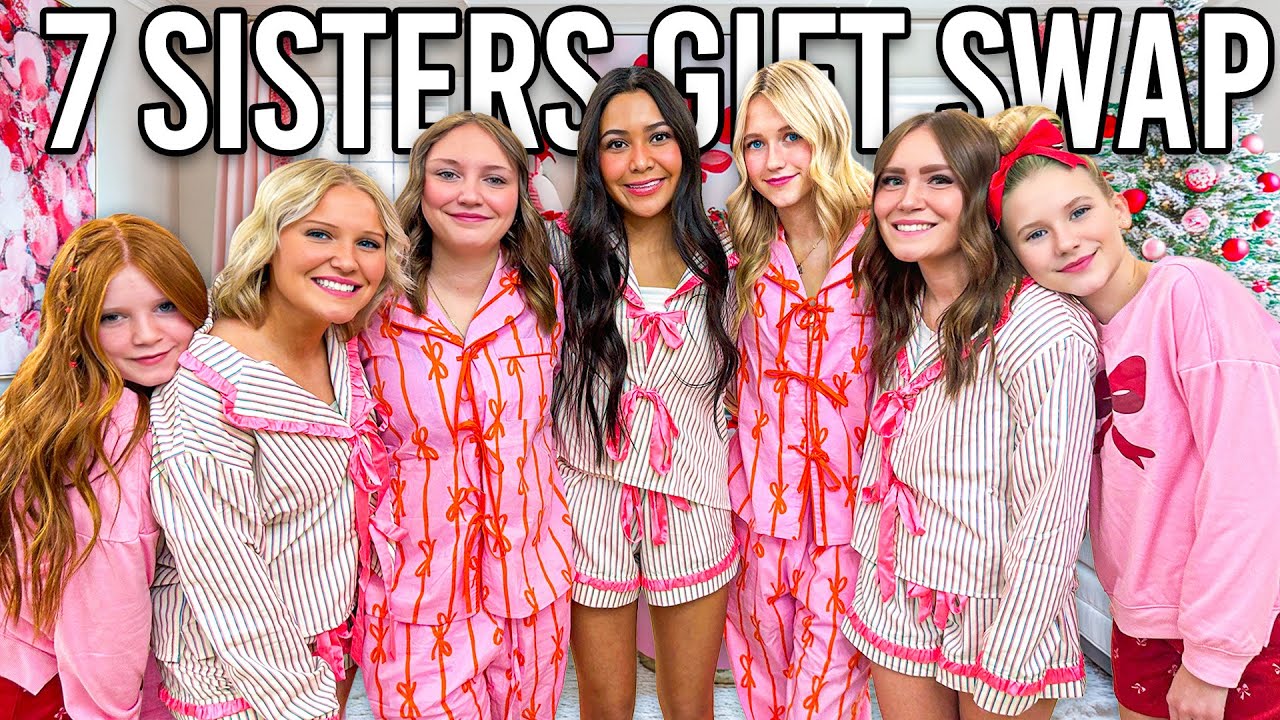 7 SiSTERS GIFT SWAP!! 🎀 SiBLiNG GIFT EXCHANGE!! 🛍️