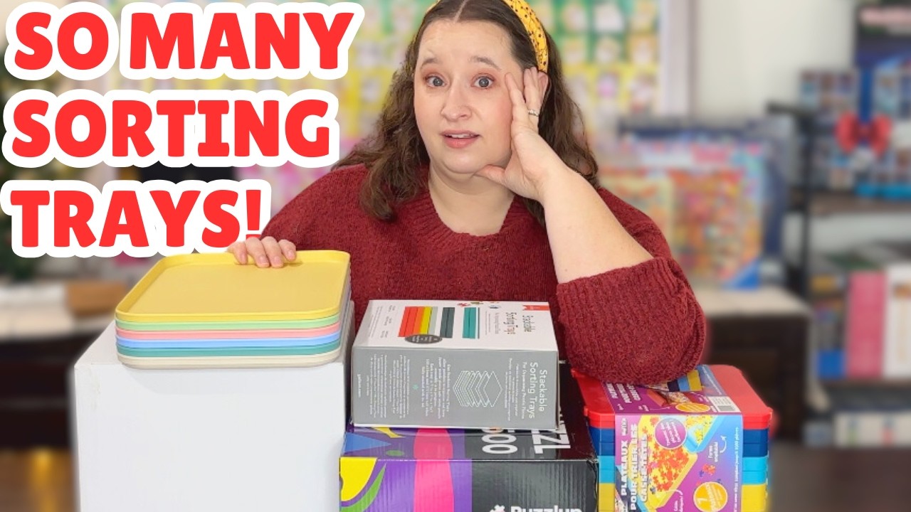 All About Puzzle Sorting Trays // What I Use & Trying 5 New Ones From Amazon!!!
