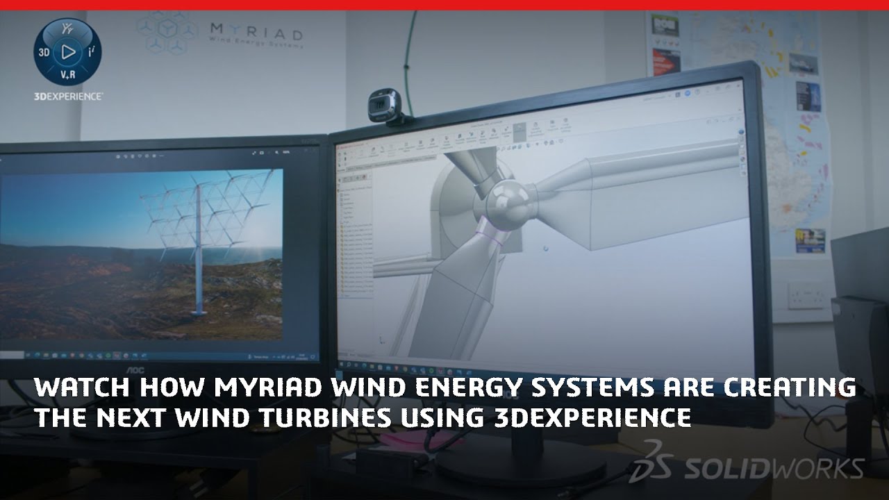 Watch how Myriad Wind Energy Systems are creating the next wind turbines using 3DEXPERIENCE