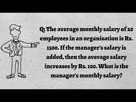 The average monthly salary of 20 employees in an organisation is Rs. 1500. If the manager's salary
