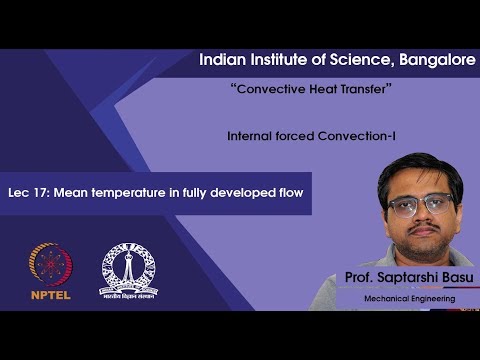 Mean temperature in fully developed flow
