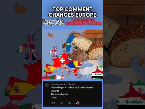 Top Comment Changes Europe! #countries #map #europe #mapping #czechia #slovakia #shorts #russia #uk
