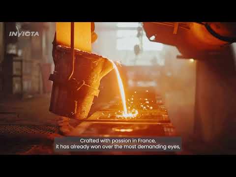 Brio on small bench - The new design and efficient cast-iron woodstove from Invicta
