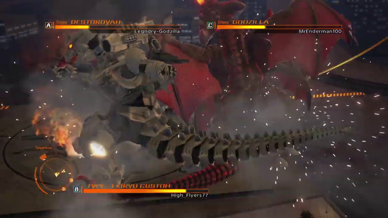 GODZILLA PS4: Kiryu and Godzilla vs Destroyah