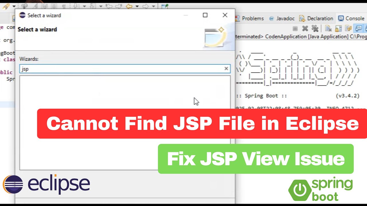 Cannot Find JSP File in Eclipse | Fix JSP View Issue