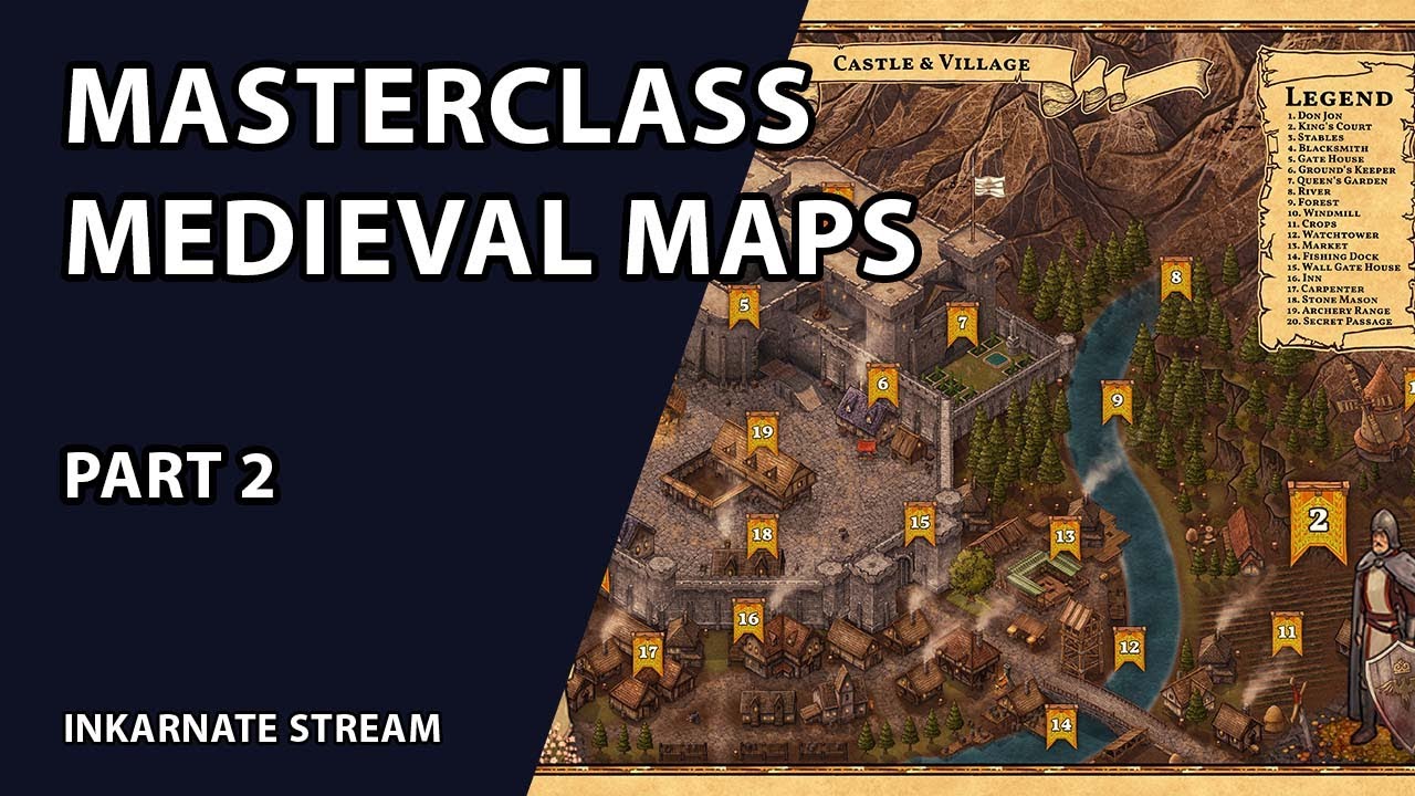 Masterclass: Medieval Maps Part 2 | Inkarnate Stream