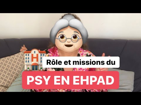 ÊTRE PSYCHOLOGUE EN EHPAD