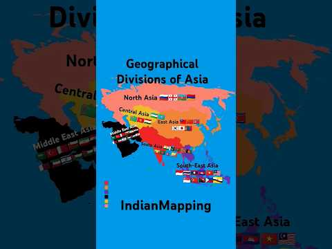 Geography Divisions of Asia #mapper #europe #map