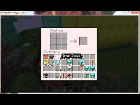 How to make a power rail and my roller coaster Minecraft Map