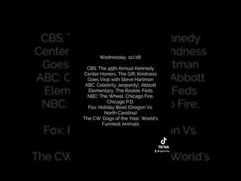 Your Weekly Watch Guide is HERE! (New Year's Eve Special!)