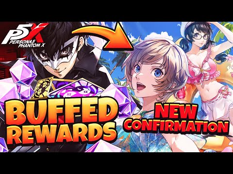 BUFFED Global Rewards - Something INSANE Just Got Announced! (NEW UNITS) | Persona 5: The Phantom X!
