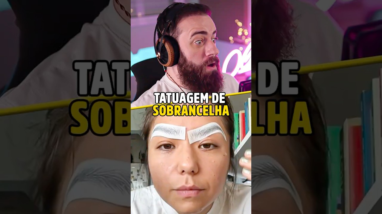 Tatuagem inovadora para os calvos de sobrancelha