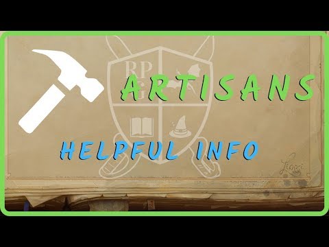 Things i wish i knew about artisan's in Pathfinder: Kingmaker
