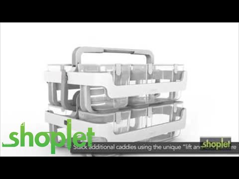 Deflect-o Stackable Caddy Organizer w/ L Containers