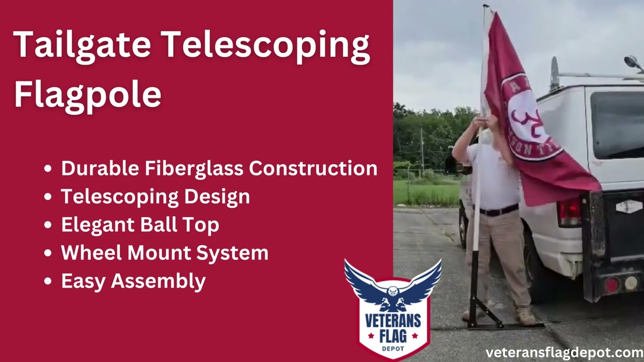 Tailgate Telescoping Flagpole
