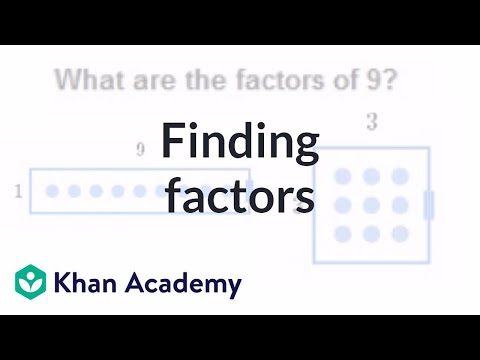 Interactive module: finding factors | Factors and multiples | Pre-Algebra | Khan Academy