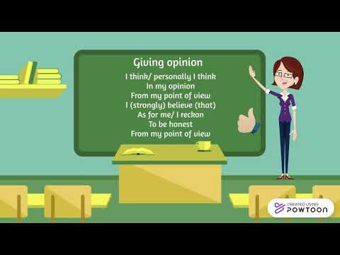 MATERI ASKING AND GIVING OPINION