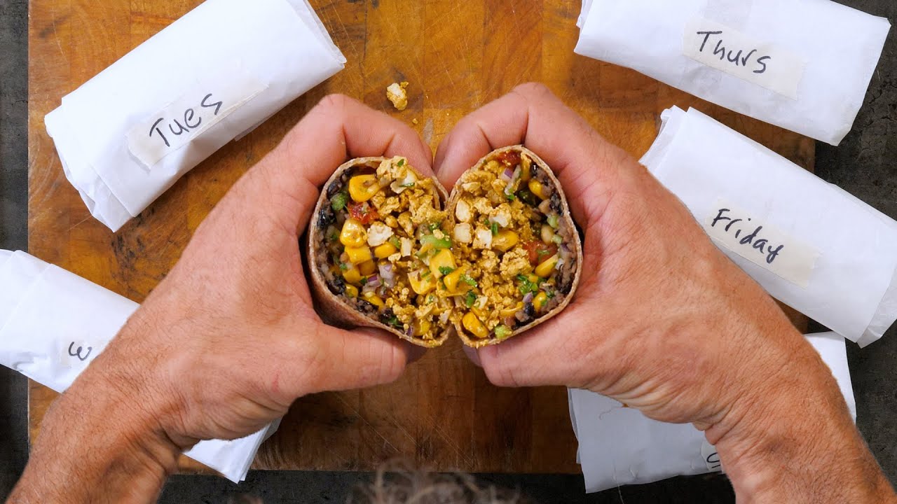 High Protein Vegan Burritos Under 1 euro! The Secret to Cheap, Healthy Breakfasts