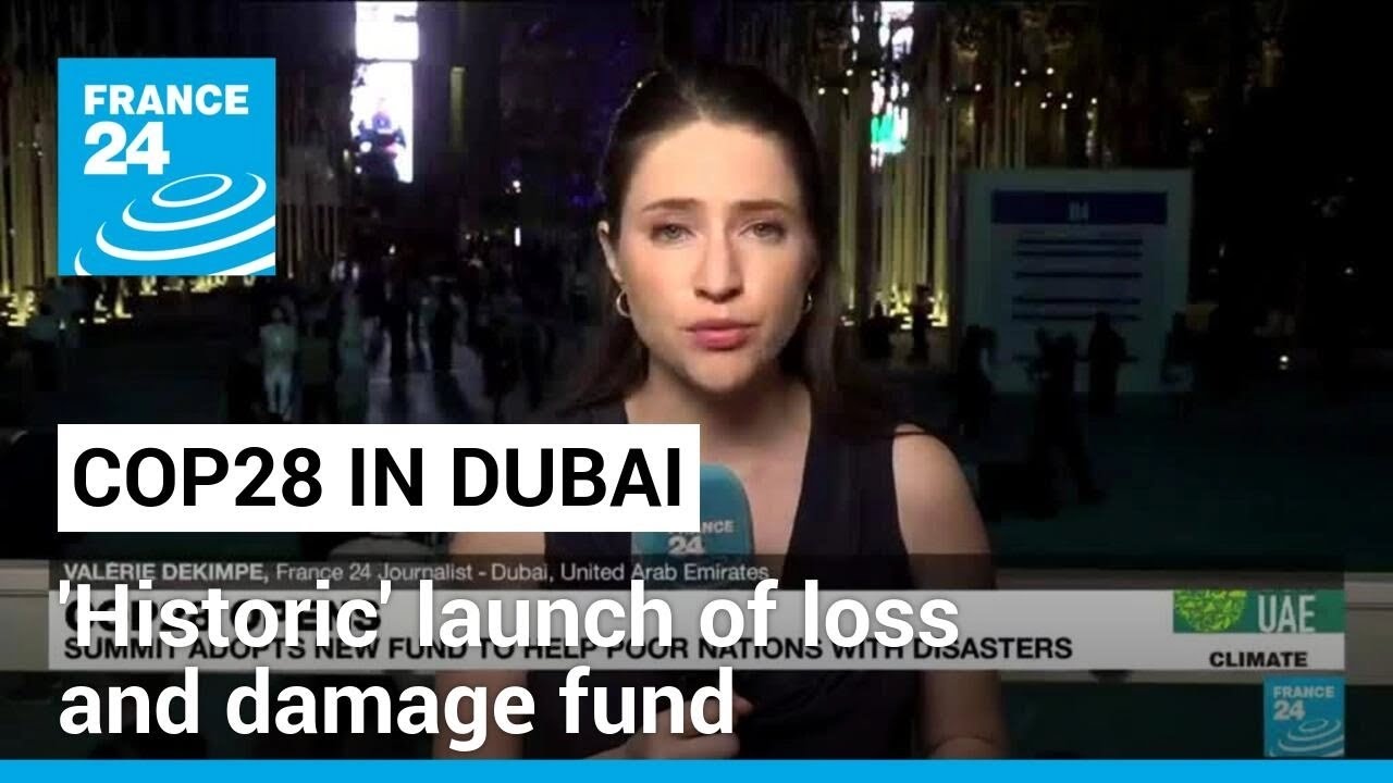 COP28 opens with 'historic' launch of loss and damage fund • FRANCE 24 English