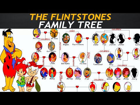 The Complete Flintstones Family Tree