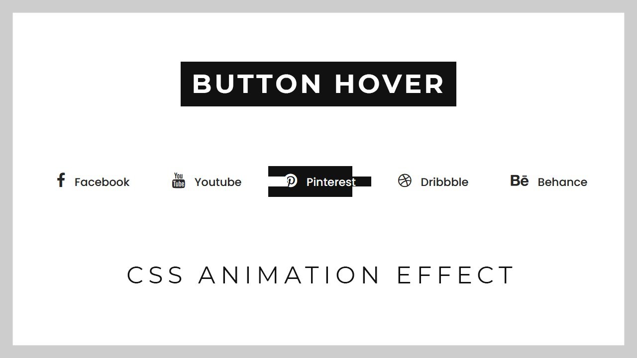 Creative CSS Button Hover Animation | CSS Animation Tutorial