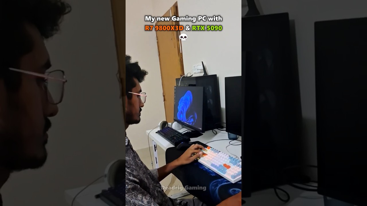 My new Ryzen 7 9800X3D & RTX 5090 gaming PC #pcmasterrace #pcgaming #gamingpc