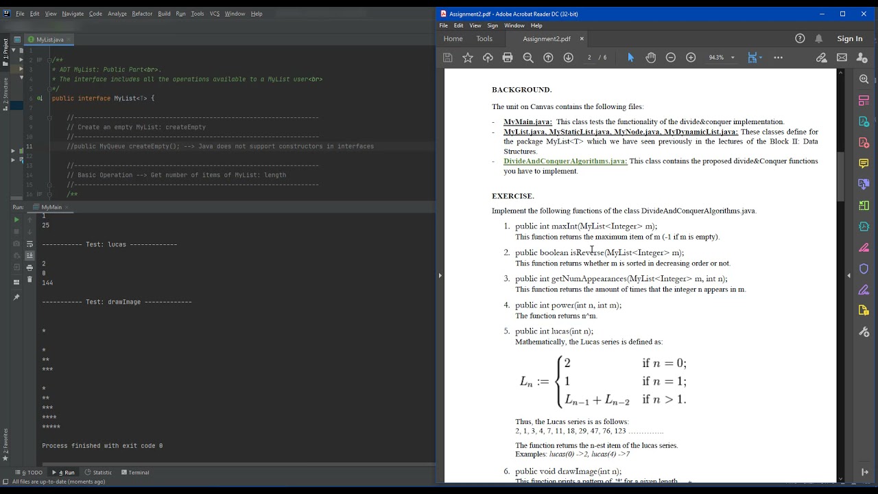 [SOLVED] LINEAR DATA STRUCTURES AND ALGORITHMS - ASSIGNMENT 2: ALGORITHMS