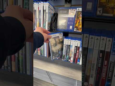 Searching for PS5 Games at Gamestop