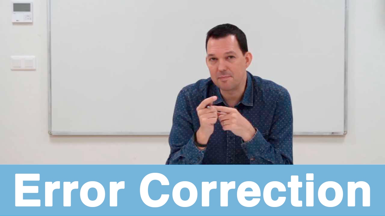 EFL Teacher Training – Error Correction